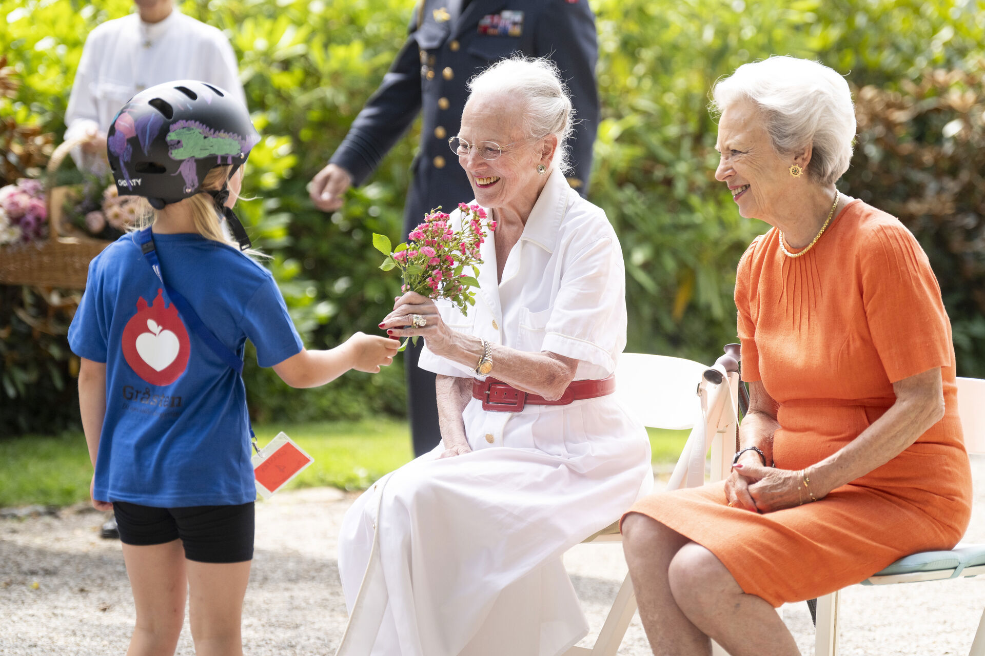 Modtagelse af Gråsten Ringriderforenings optog