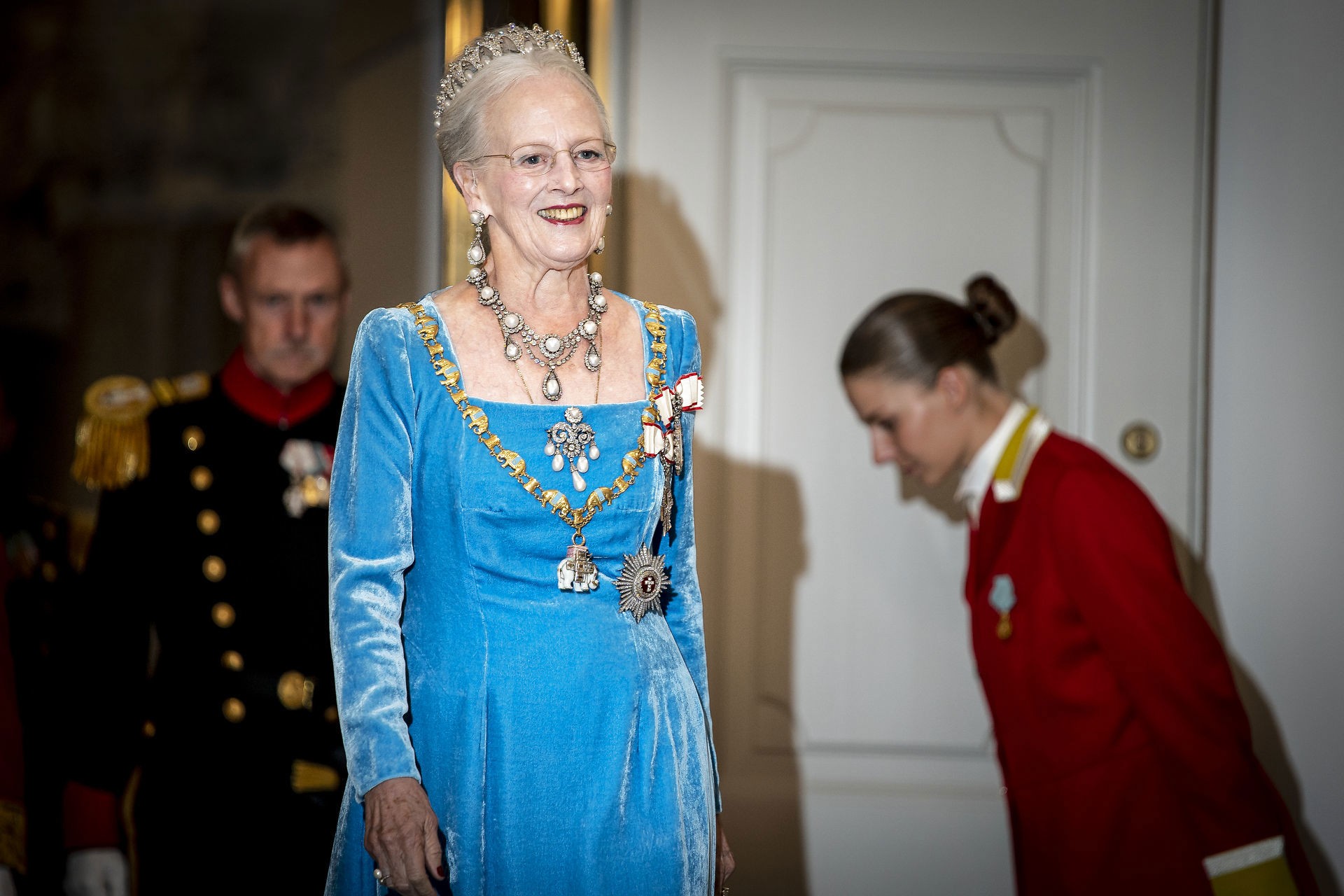 The Royal Family and Nordic Heads of State arrive at the gala dinner at ...