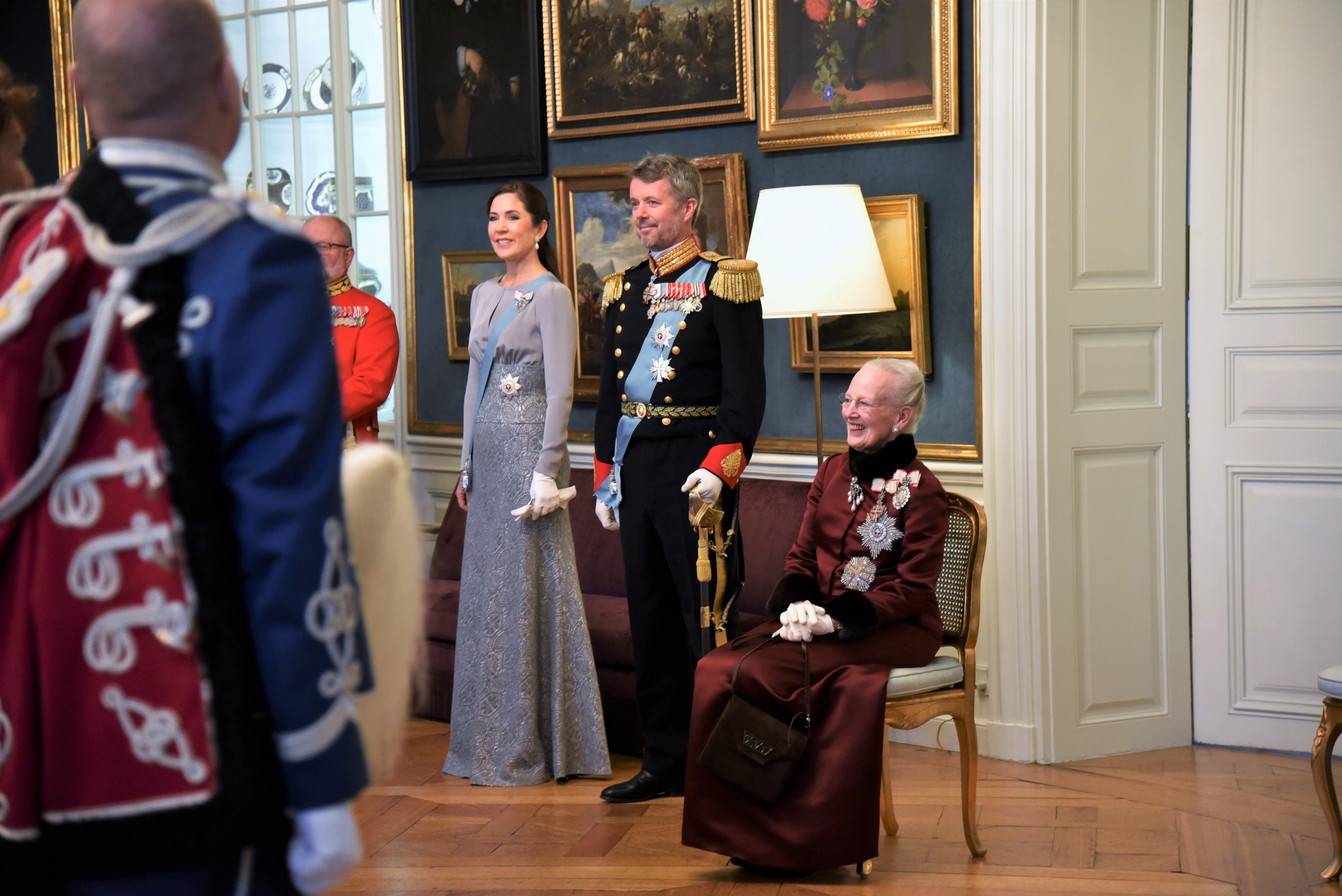 Nytårskur for Højesterets dommere, Den Kongelige Livgardes og ...