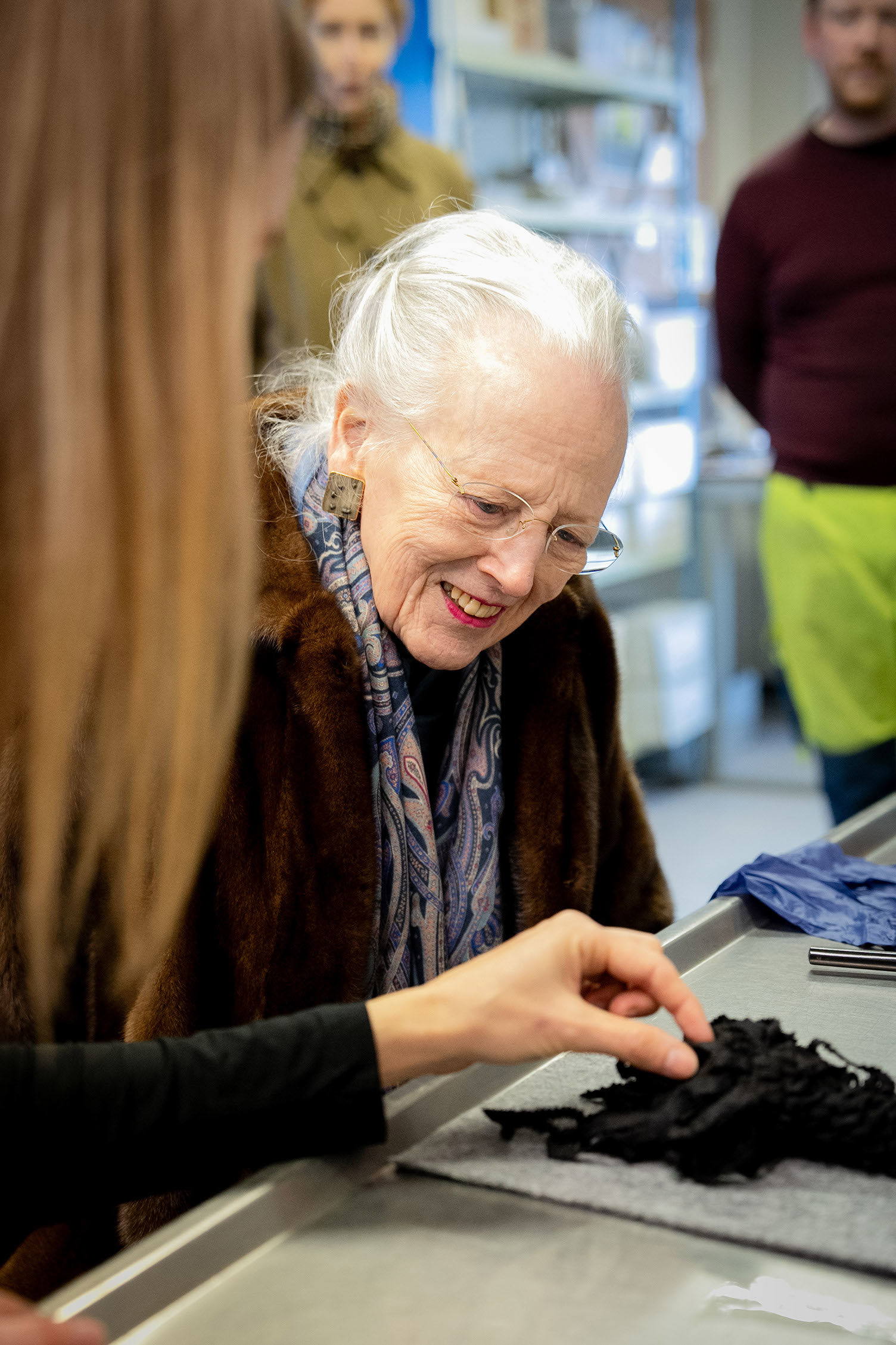 H.M. Dronning Margrethe besøgte Amaliegade-udgravningen